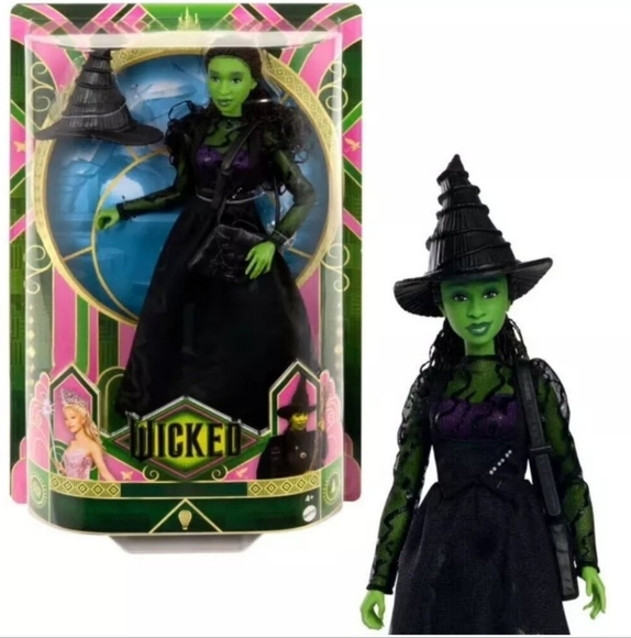 Mattel | Toys | Wicked Elphaba Doll | Poshmark